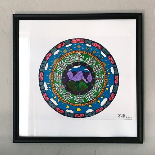 "San Gabriel" Original Mandala | Mandalas of the Path