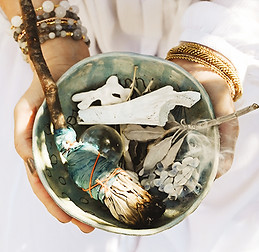 Handmade mala necklaces