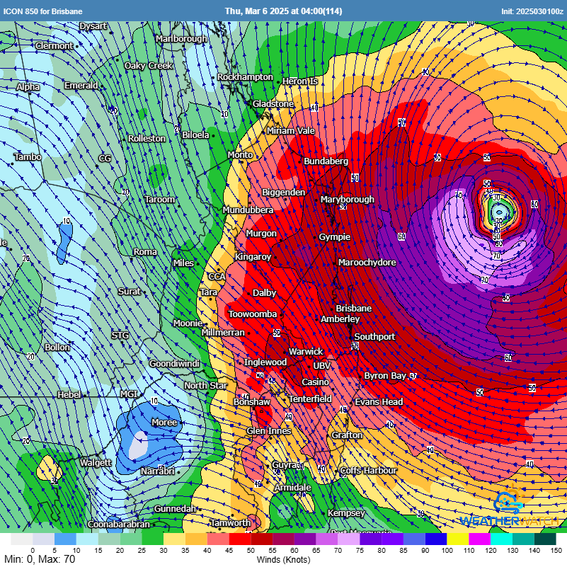 Cyclone Alfred to Make U-Turn – Increasing Concerns for SE QLD & NE NSW