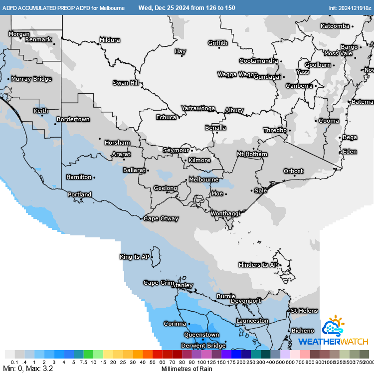 Santa to Deliver Warm, Stable Weather for Christmas to Much of Australia