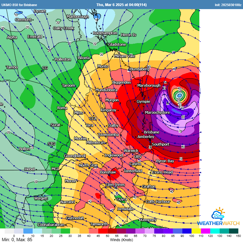 Cyclone Alfred to Make U-Turn – Increasing Concerns for SE QLD & NE NSW