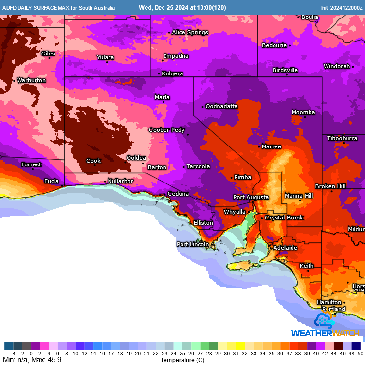 Santa to Deliver Warm, Stable Weather for Christmas to Much of Australia