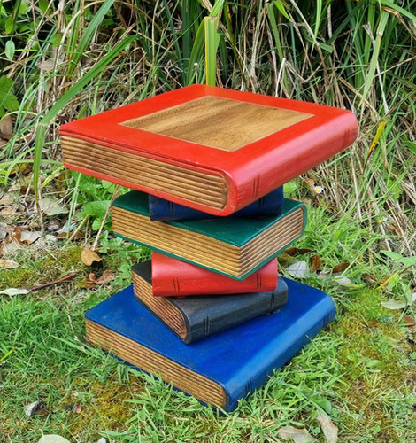 Bookstack Table 12" Painted | home-decor