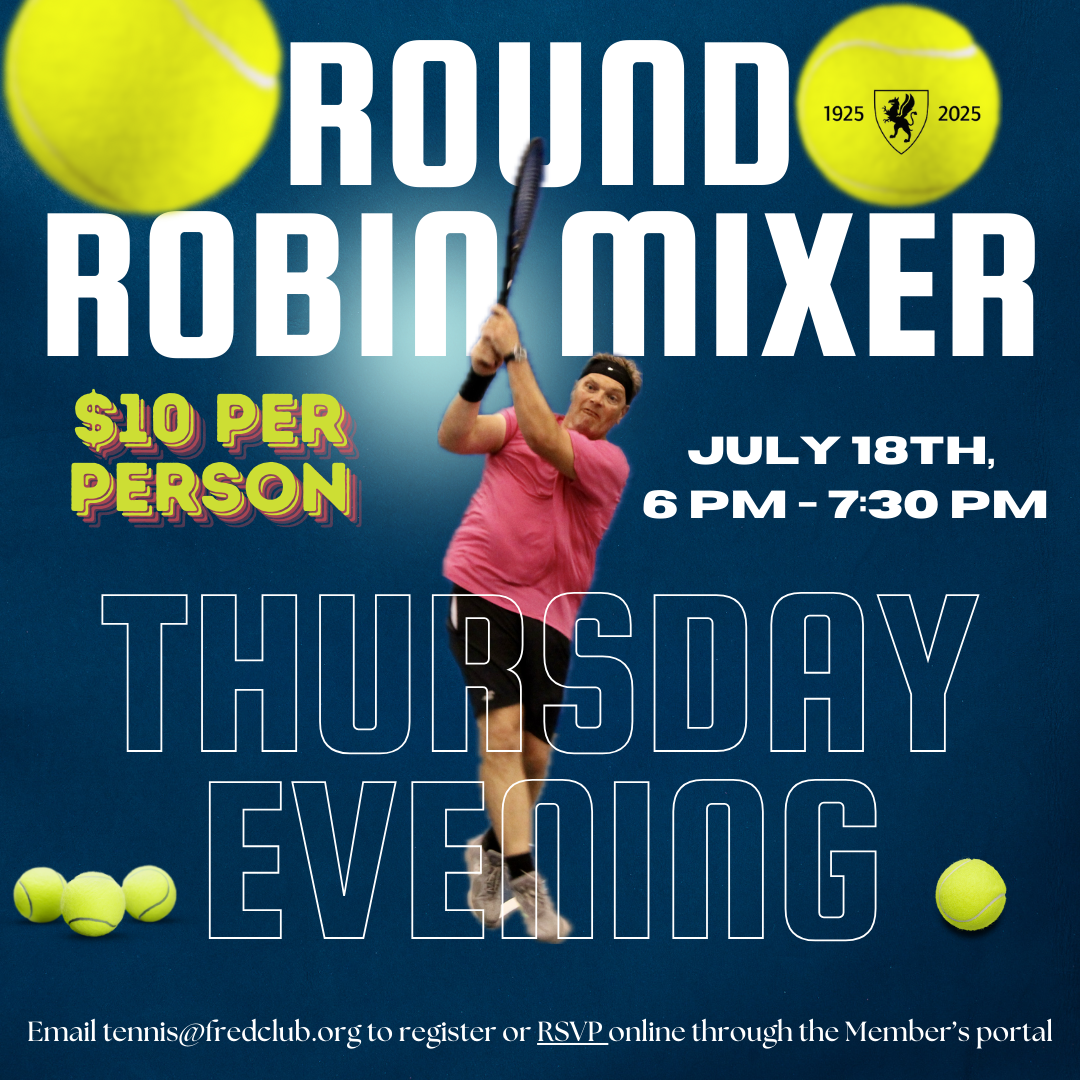Thursday Evening Round Robin Mixer | FREDCLUB