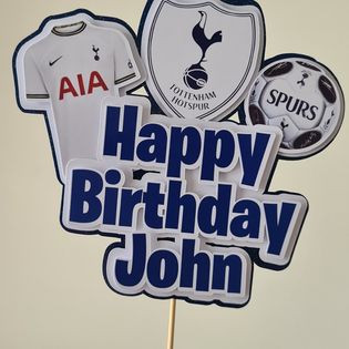 Spurs Card Cake Topper | Cork Icing Sheets