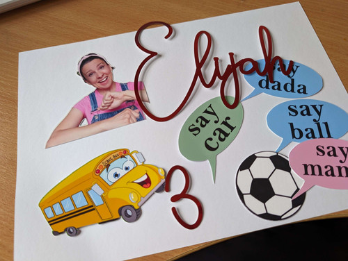 Ms Rachel card cake toppers | Cork Icing Sheets