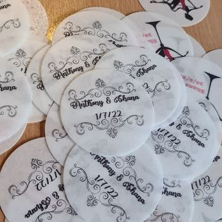 Drink Discs Edible 30 x 1.5 Inch | Cork Icing Sheets