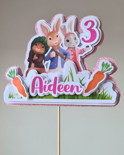 Peter Rabbit Card Cake Topper | Cork Icing Sheets