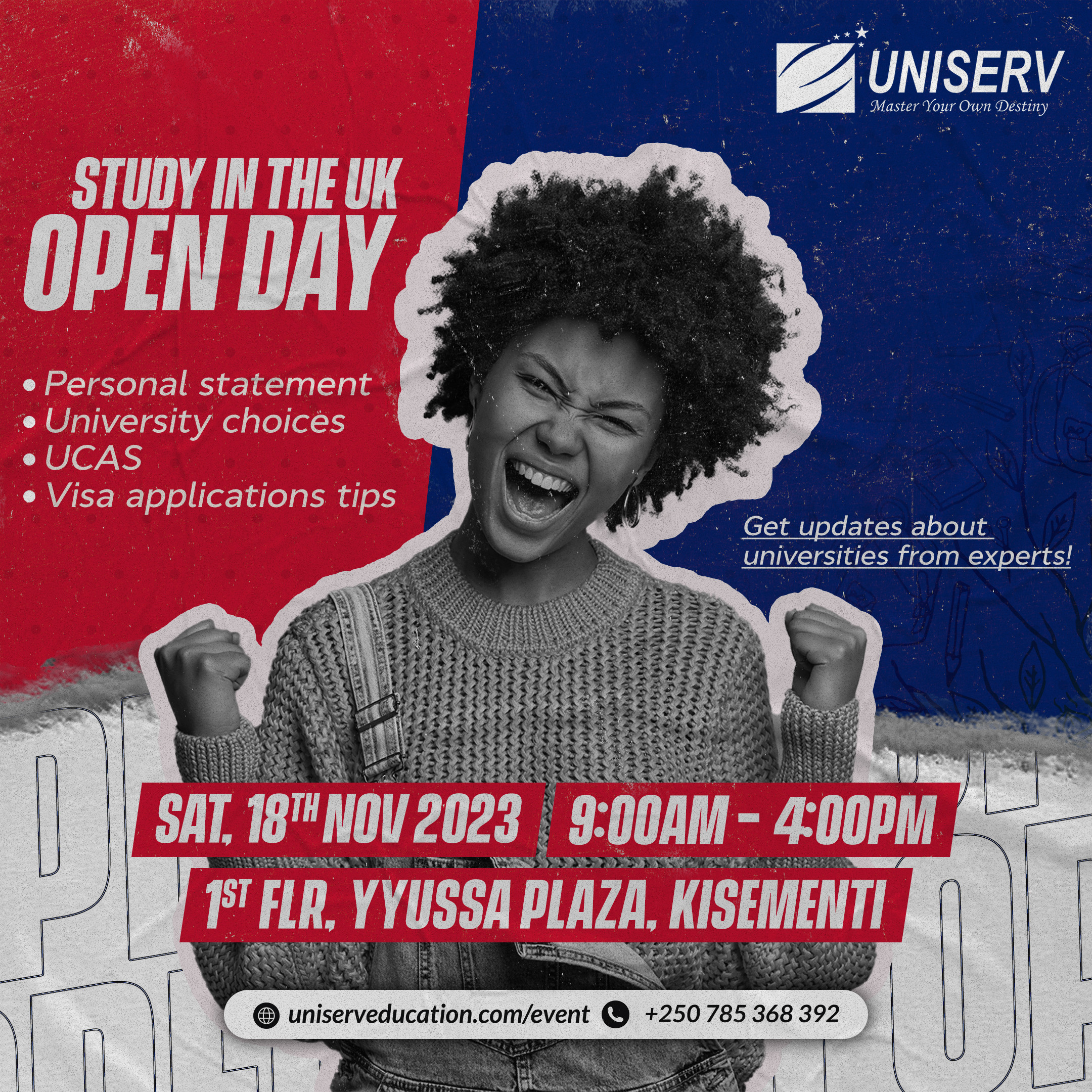 Study in the UK: Kigali Open Day Edition | Uniserv Education