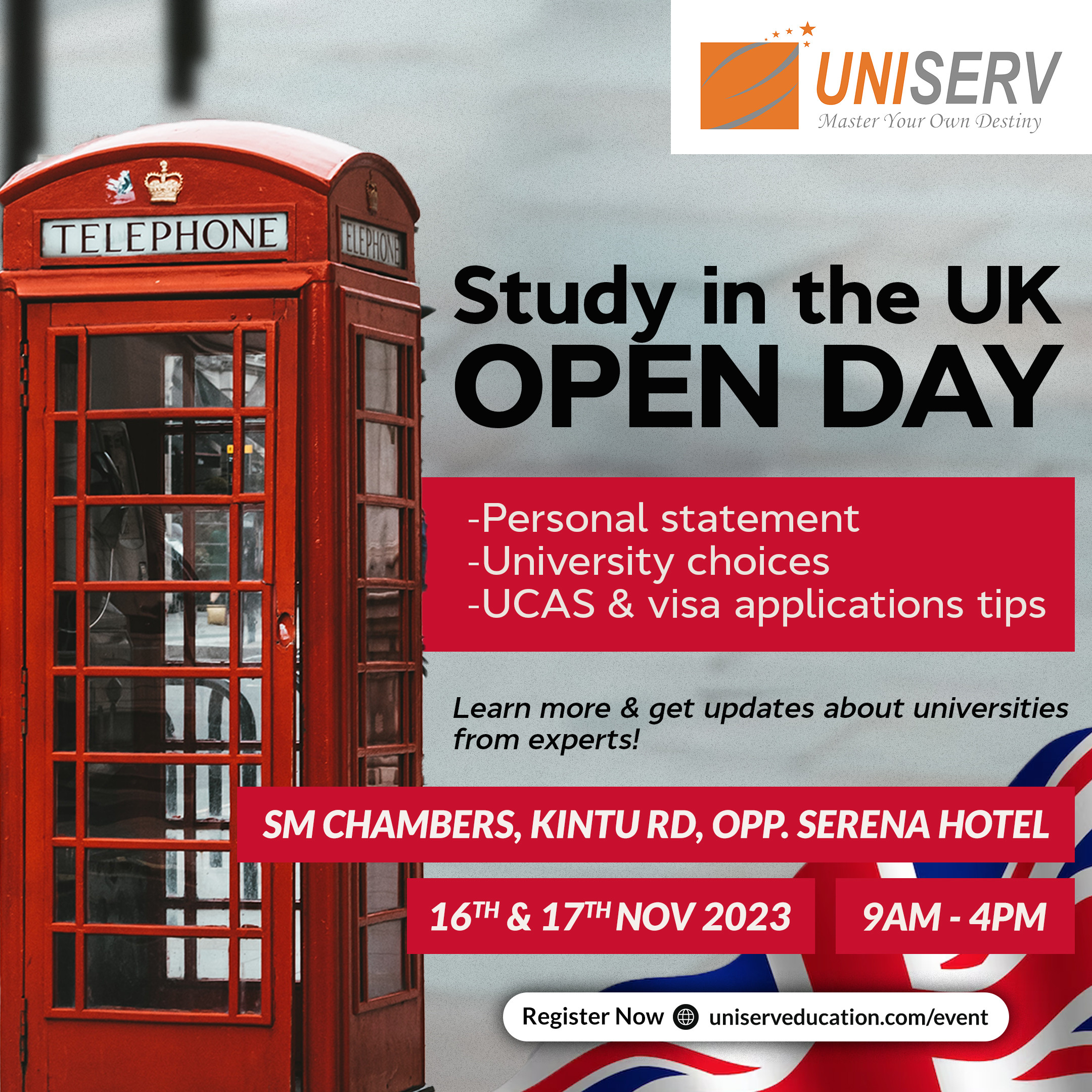 Study in the UK: Kampala Open Day Edition | Uniserv Education