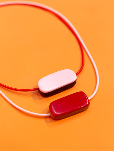 CUSTOM SINGLE ELASTIC NECKLACE | ambercooper-green