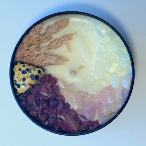 Coffee and Romance • 8oz Soy Crystal Candle | Nymph & Satyr Co.