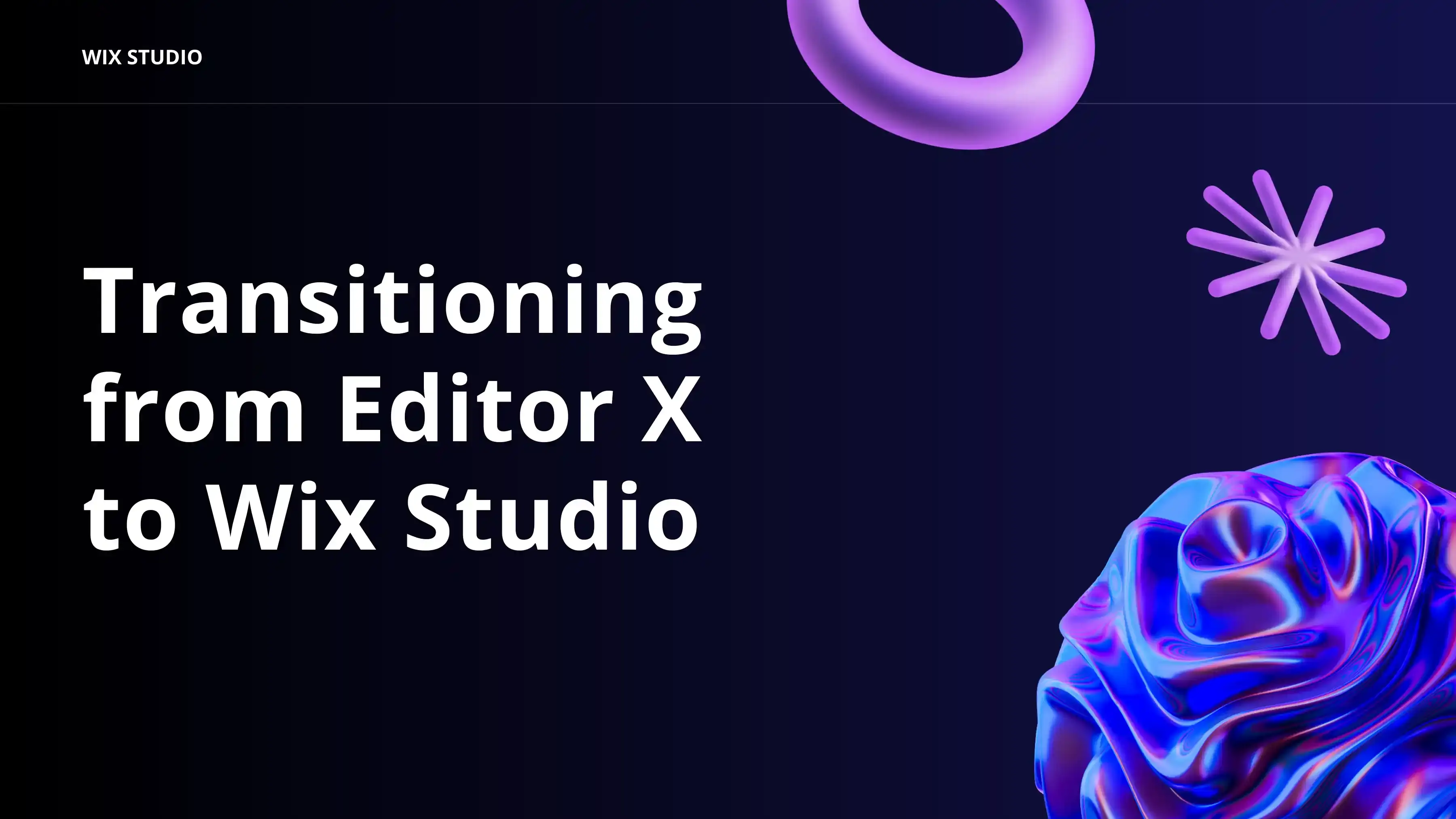 Switching from Editor X to Wix Studio: Complete Guide
