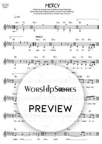 Mercy | WorshipScores