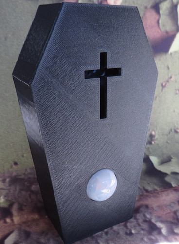 RES Coffin Music Box Motion Detector | gotcha-ghost