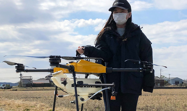 国産農業ドローンAC102｜株式会社NTT e-Drone Technology