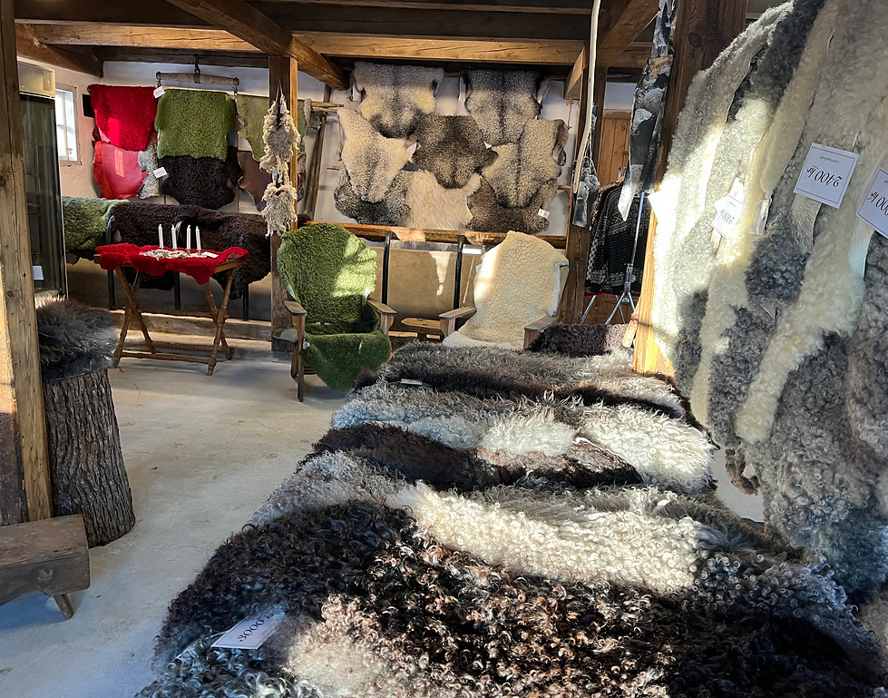 Sheepskin Showroom | Swedishcountryliving