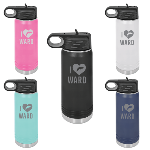 Ward Heart Water Bottle (20 oz.) | Airo Sports