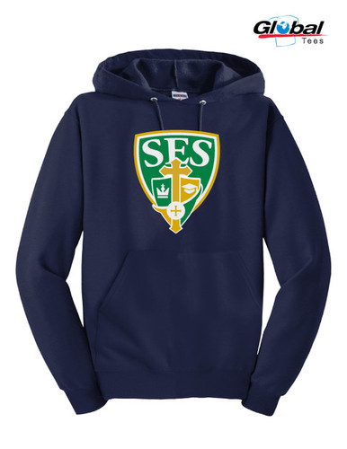 Adult 2XL - 4XL SES Shield Hoodie | stedwardschool