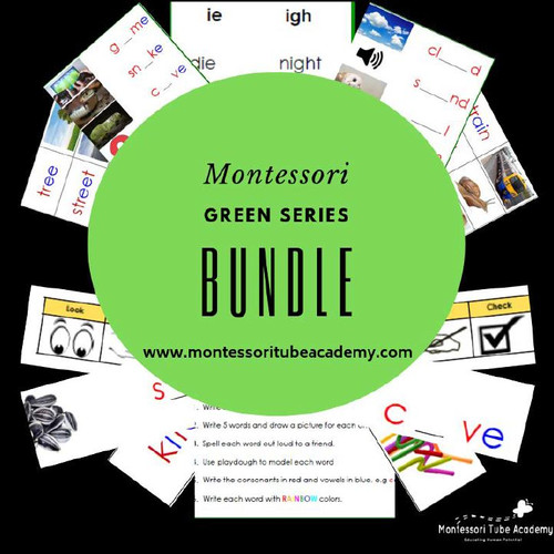 Green Series (Long Vowels) Advanced reading | Montessori Academy