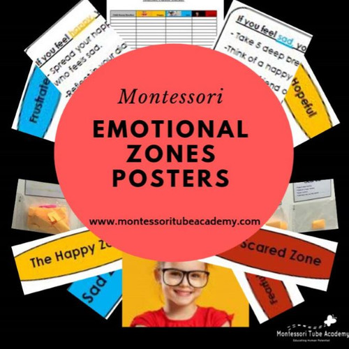 Emotional Zones Posters | Montessori Academy