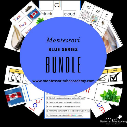 Blue Series (Consonant Blends) | Montessori Academy