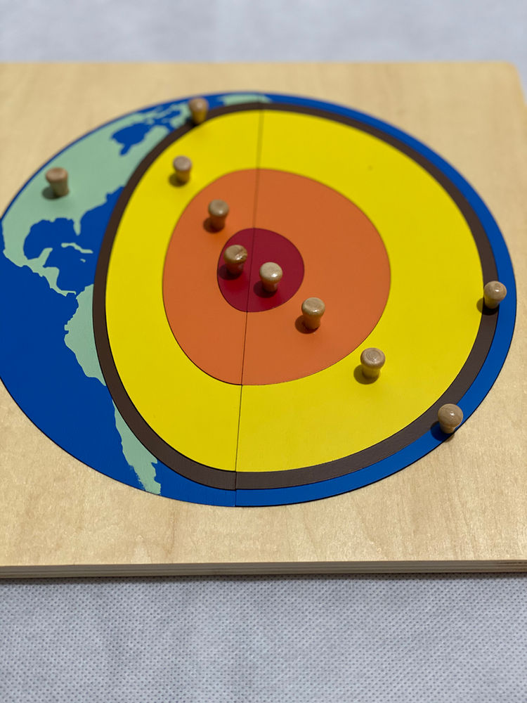 Montessori inspired layers of earth activities