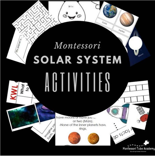 Solar System Pack + Booklet | Montessori Academy