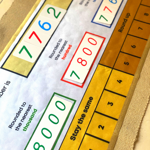 Rounding Satin Mat | Montessori Academy