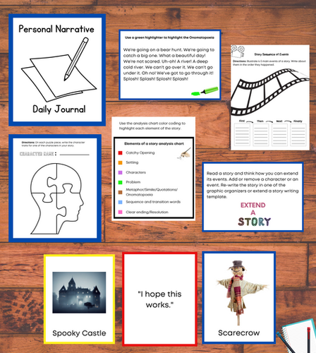 Narrative Writing Pack (76 pages) | Montessori Academy