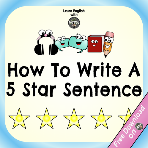 *FREE* How To Write A 5 Star Sentence - Handout & PowerPoint ...