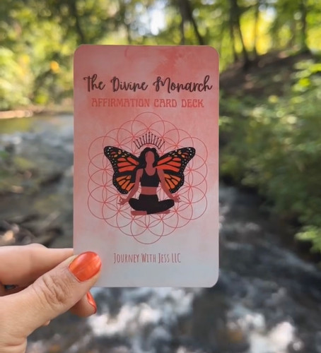 DIVINE MONARCH AFFIRMATION CARD DECK | Journey With Jess LLC