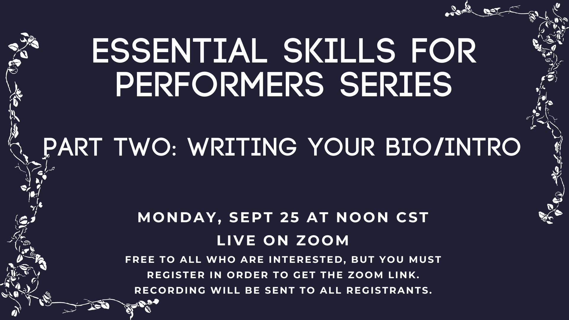 Writing Performer Intros and Bios | KC Raqs World Dance