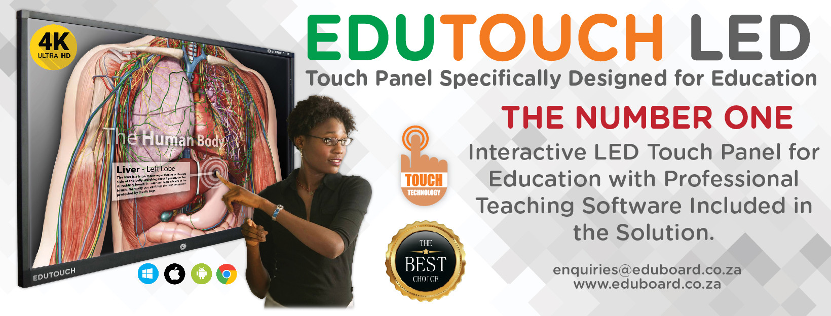 EduBoard Interactive Classroom Solutions | EduTouch Interactive LED ...