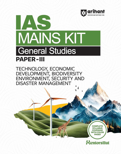 Arihant IAS Mains Kit General Studies Paper 3 Exam 2025(MentorsHut ...
