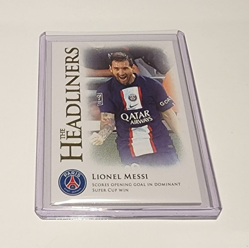 2022 Futera Unique Headliners Lionel Messi 100/104 | TopNotchSportsCards