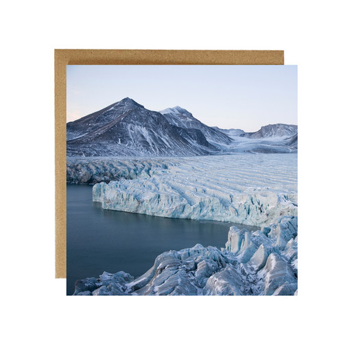 Glacier at Svalbard greeting card | Alexsharp