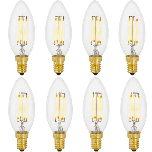 'Candle' Dimmable Clear Glass LED Bulb by Tala | Two Enlighten