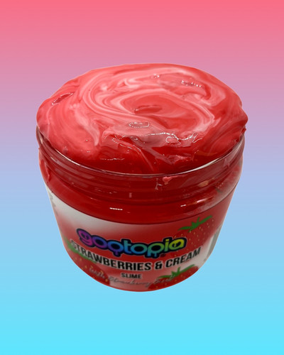 Gootopia Strawberries & Cream Slime | Gootopia
