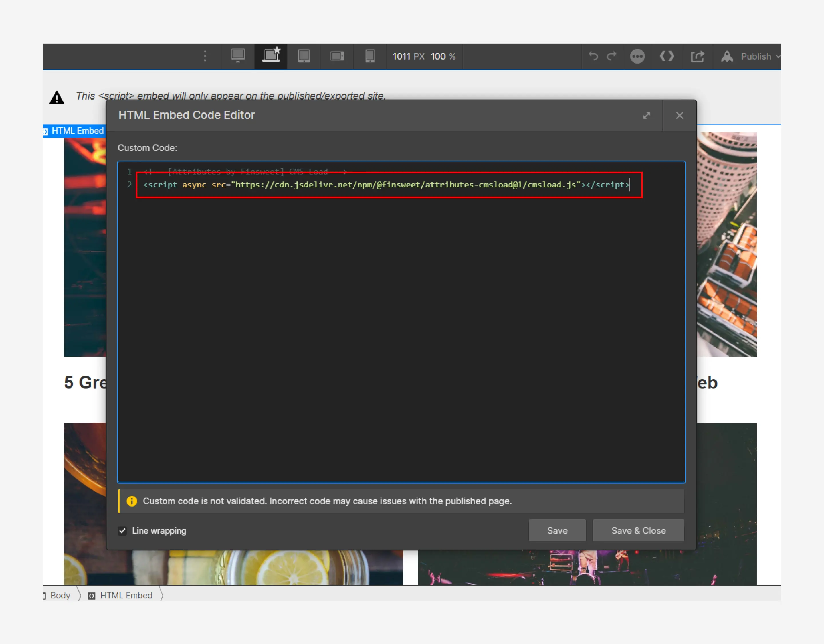 How to Create a CMS Slider in Webflow Using Finsweet Attributes.