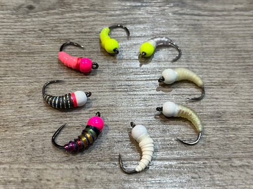 ICE JIGS & FLIES | Mustache Tackle