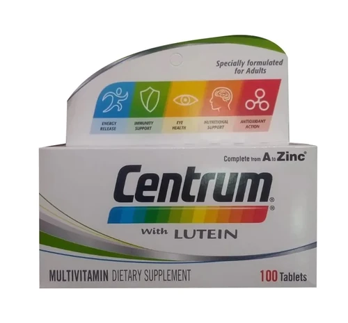 CENTRUM WITH LUTINE TABLETS 100'S | Multicarepharmacy