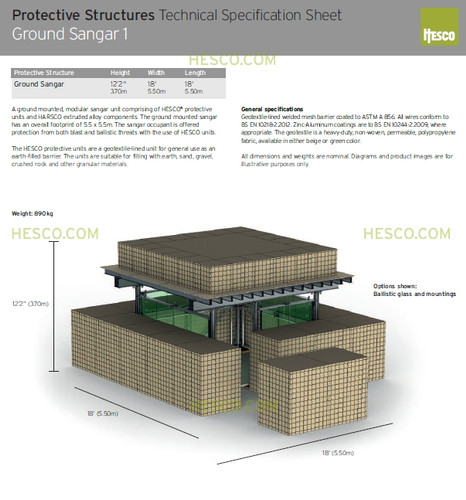 Ground Sangar | HESCO Korea