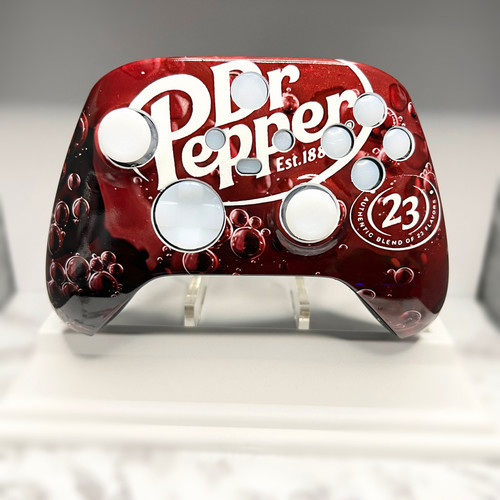 Dr. Pepper front housing shell replacement for Xbox s/x | Pixeled Customs