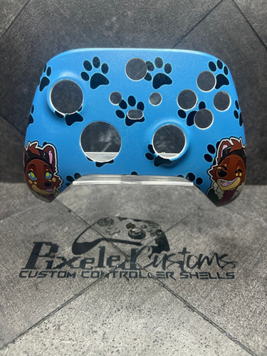 Blue Paws Custom Controller Shell for Xbox S/X Front Housing Faceplate ...