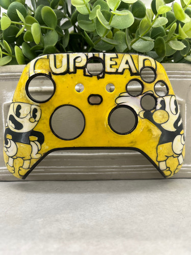 Custom CupHead Controller Shell for Xbox S/X Front Housing Faceplate ...