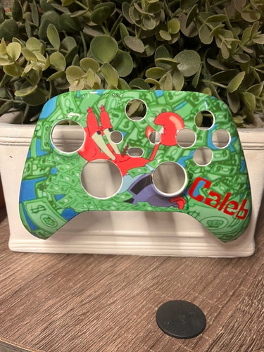Money Mr. Krabs Custom Controller Shell for Xbox S/X Front Housing ...