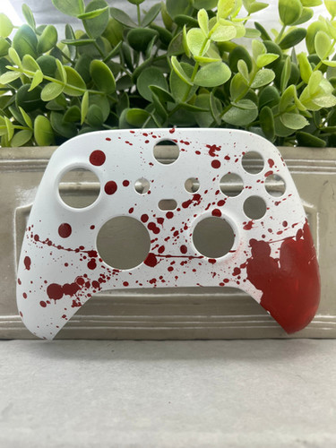 Blood splatter horror Custom XBOX ONE x/s controller face | Pixeled Customs