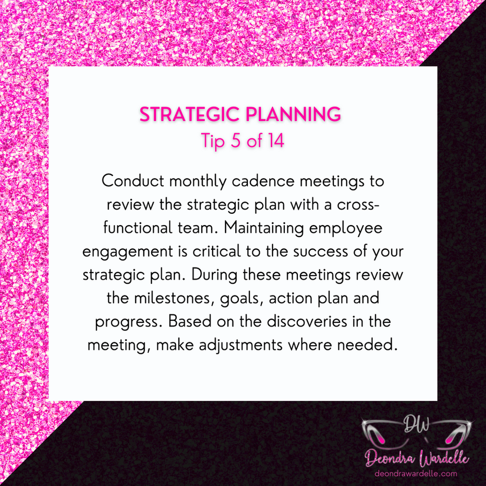 14 Days Of Strategic Planning Tips - Tip #5