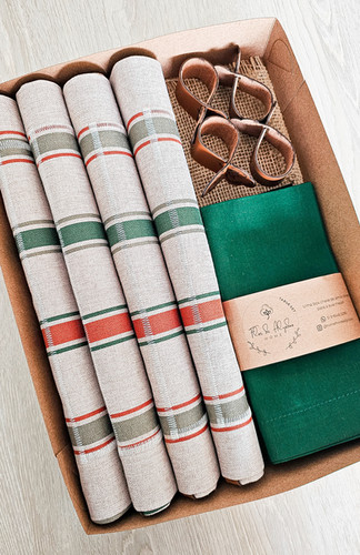 Kit Mesa Posta - BOX SUAVIDADE | Flor de Algodão Home